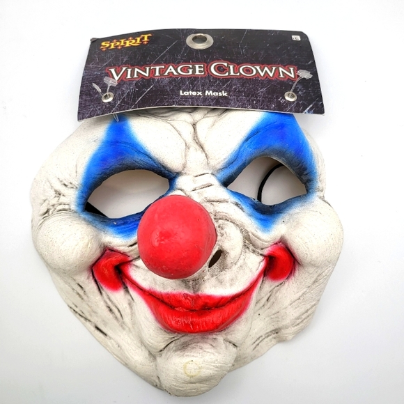 Other | New Creepy Vintage Clown Latex Mask | Poshmark